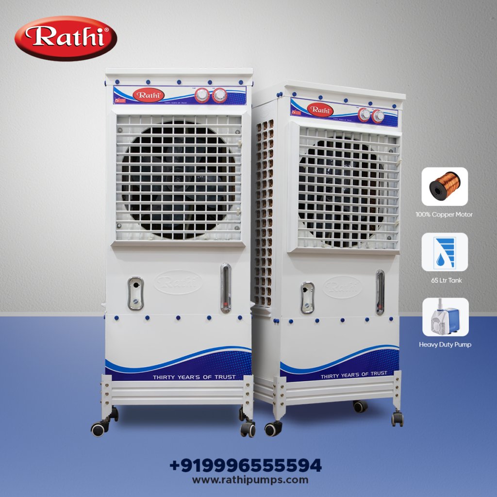 Rathi Air Cooler | Model Himalaya Gold PP | Iron Metal Body with 65 Ltr ...